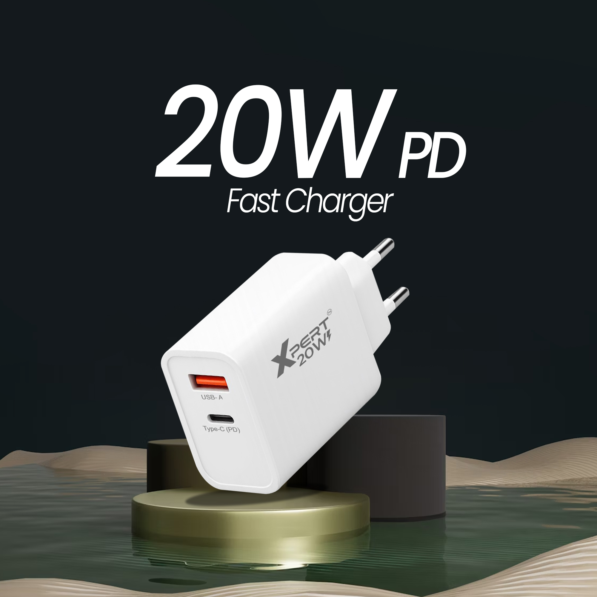 Ajwah Tech - Xpert XC25PD 20Watt Power Delivery Fast Charger
